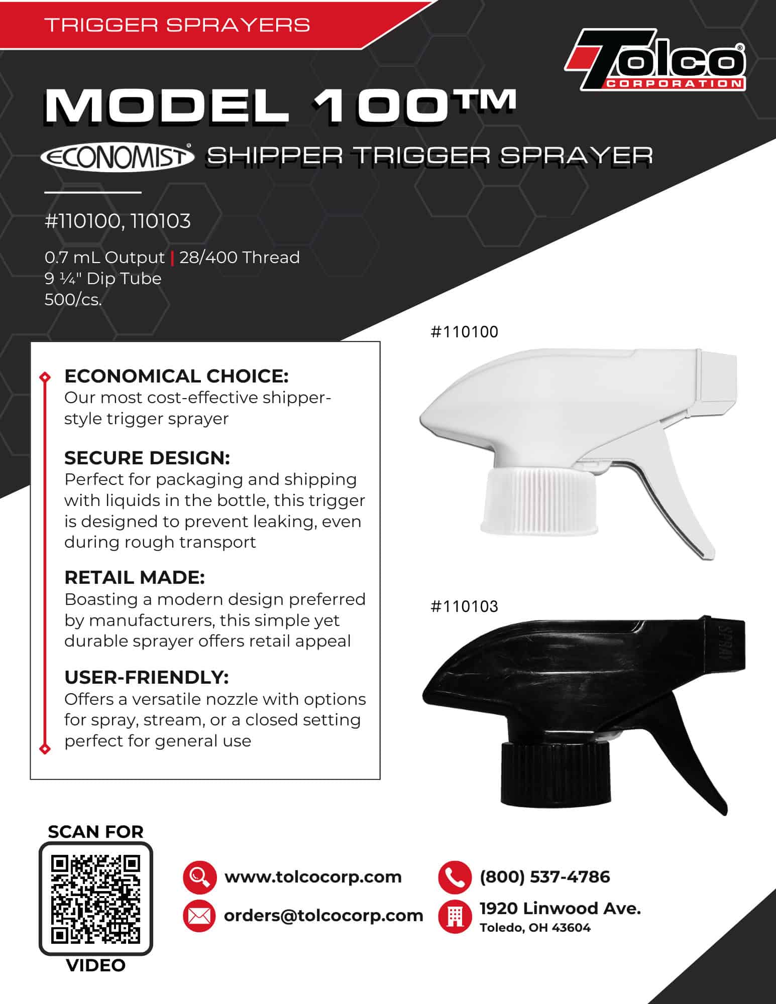 Model 100 - Tolco Corporation