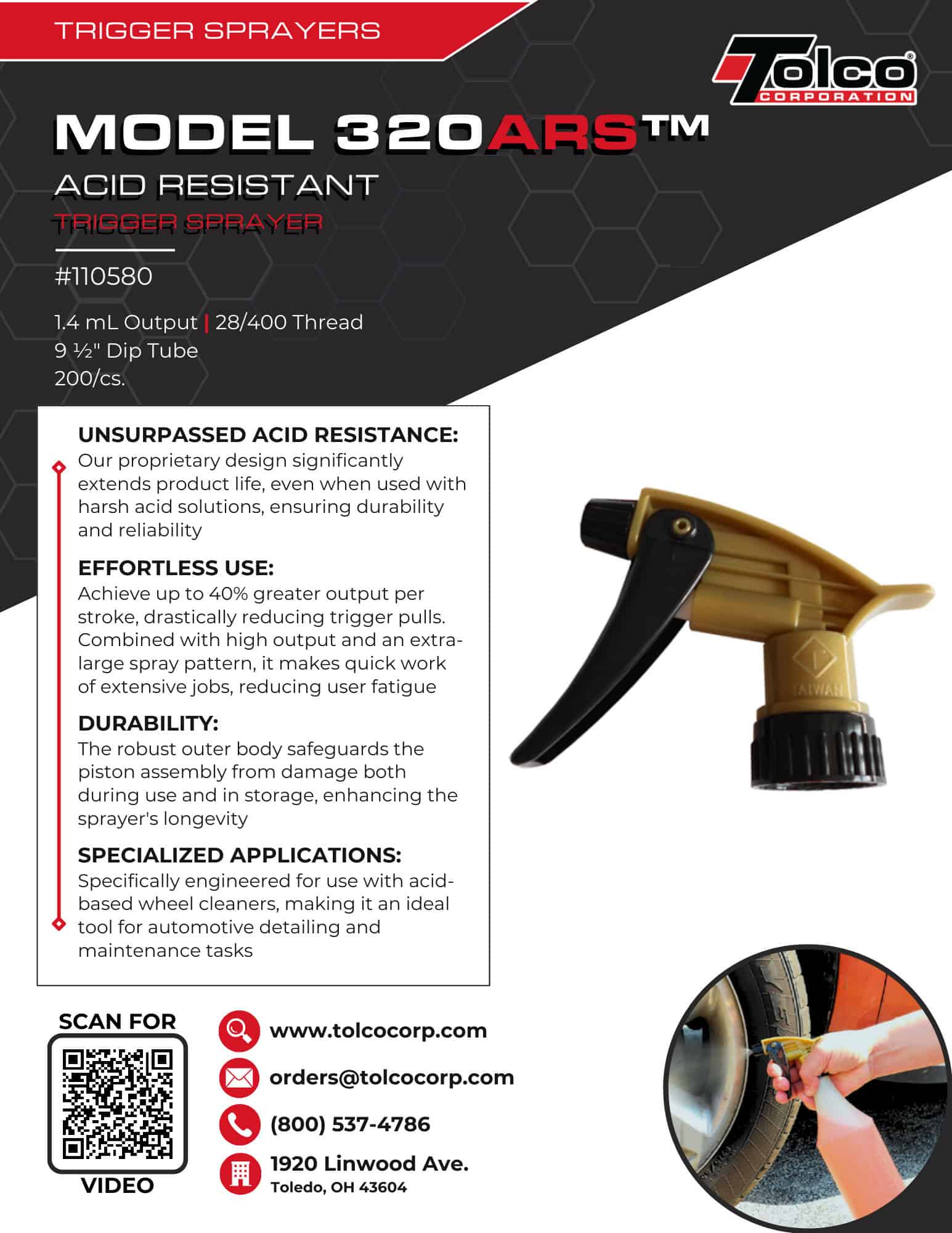 Model 320ARS - Tolco Corporation