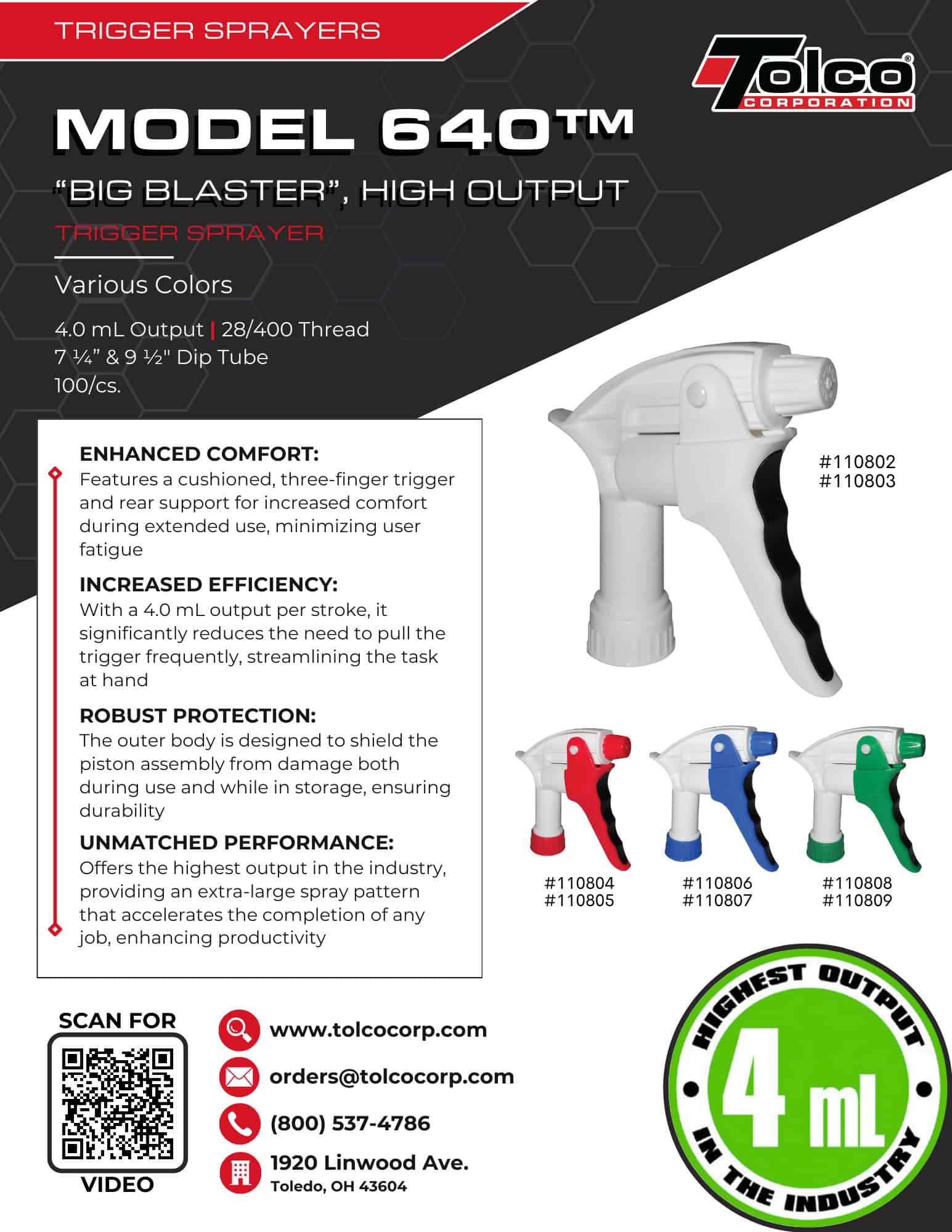 Model 640 - Tolco Corporation