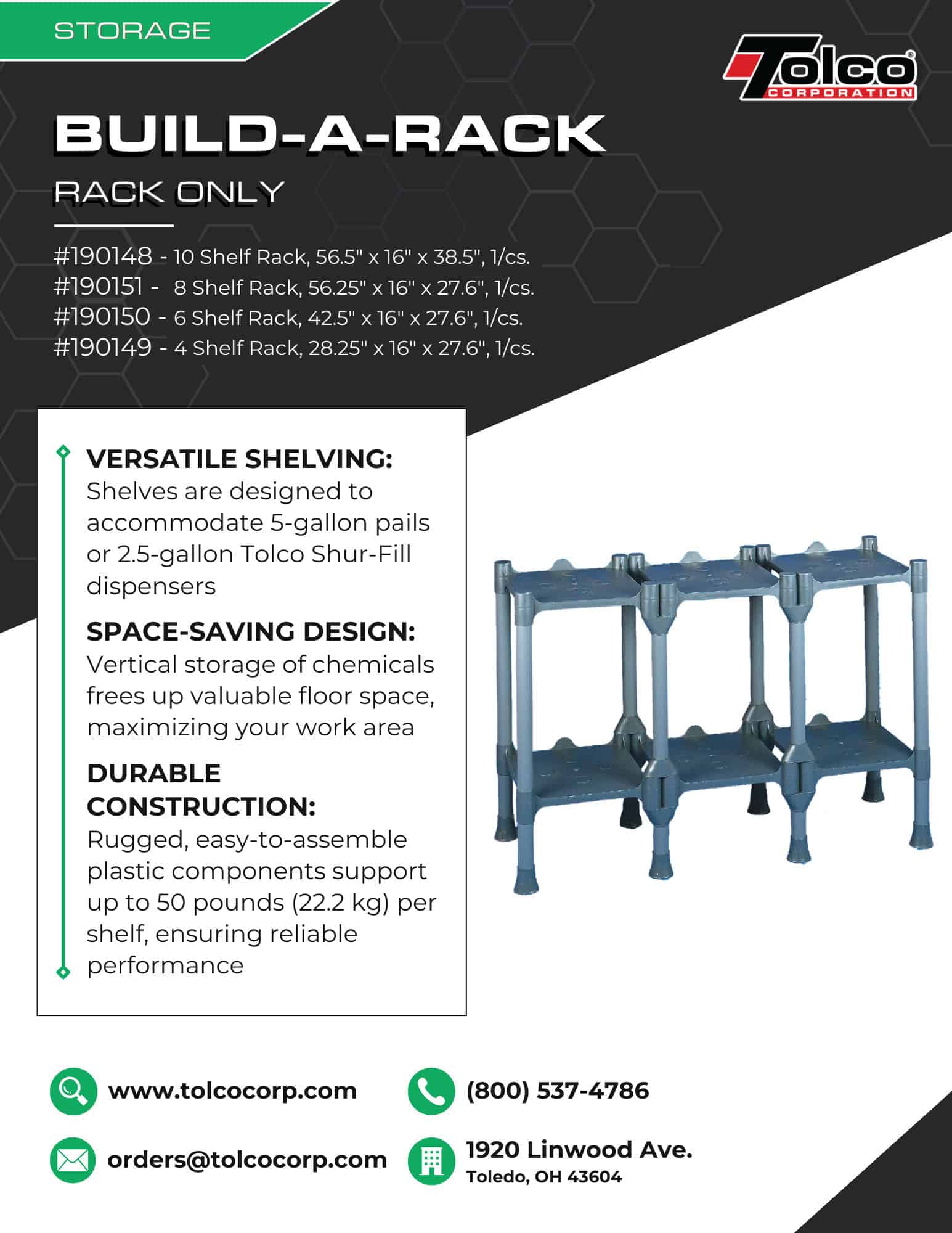 Build-A-Rack - Tolco Corporation