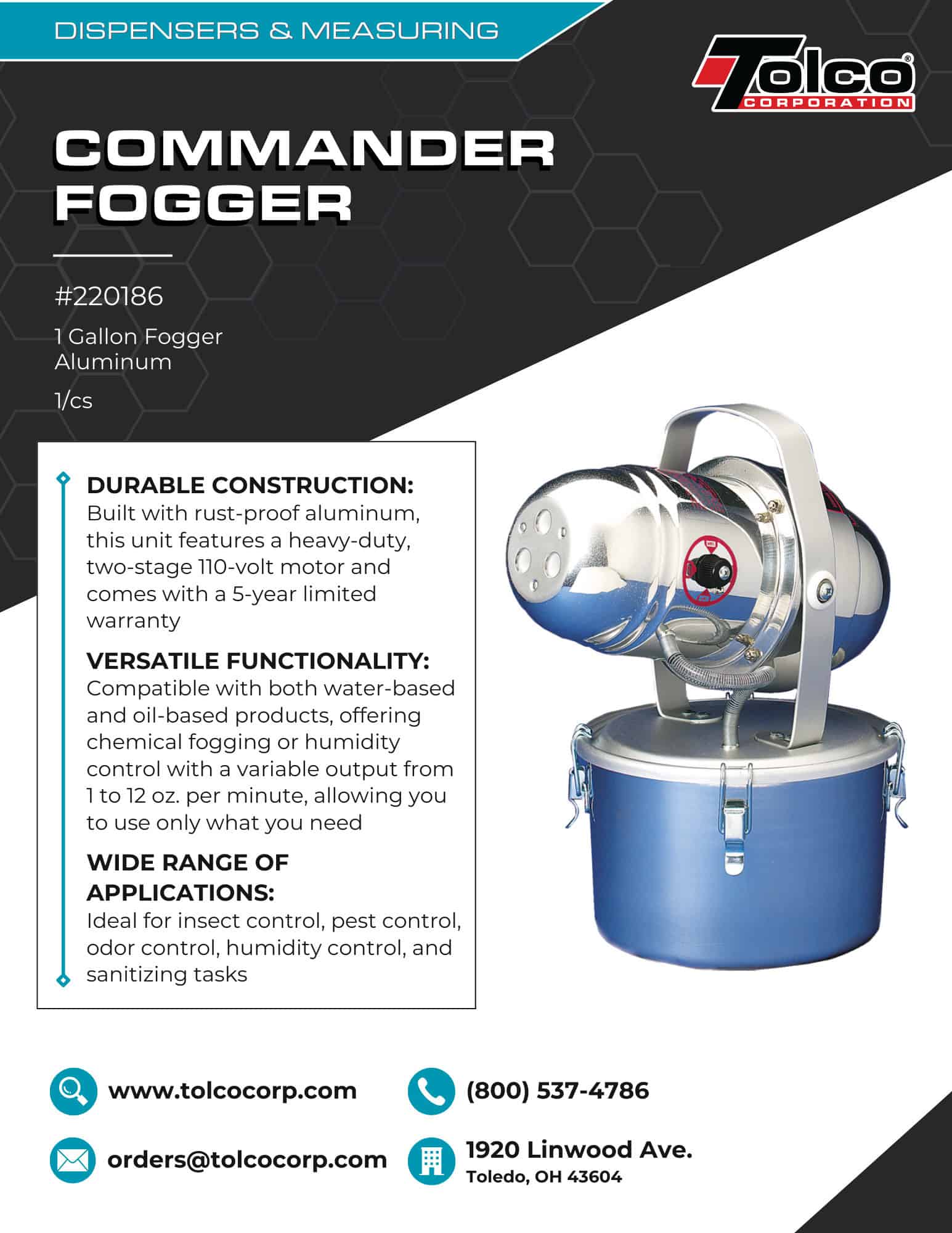 Commander Fogger - Tolco Corporation