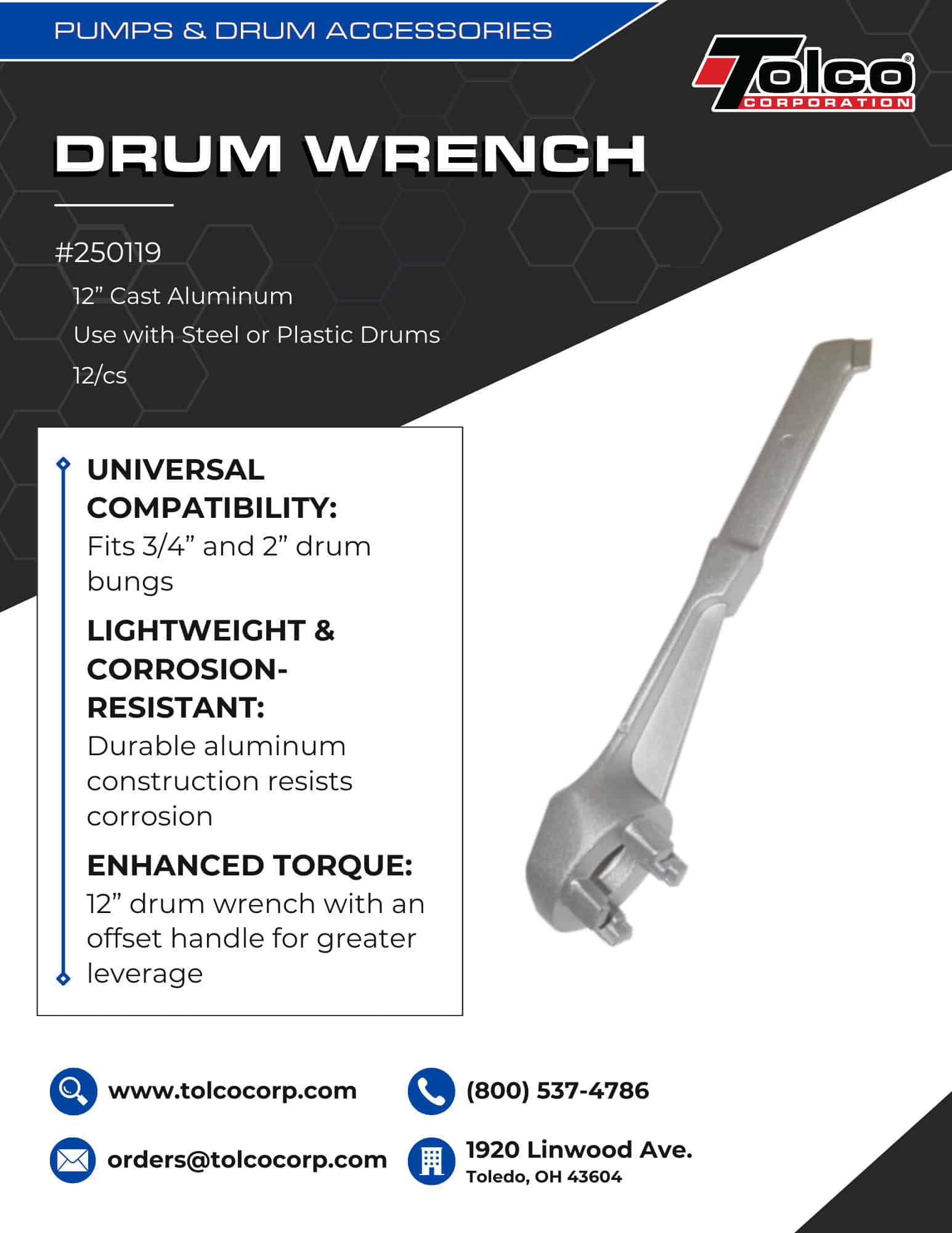 Drum Wrench - Tolco Corporation