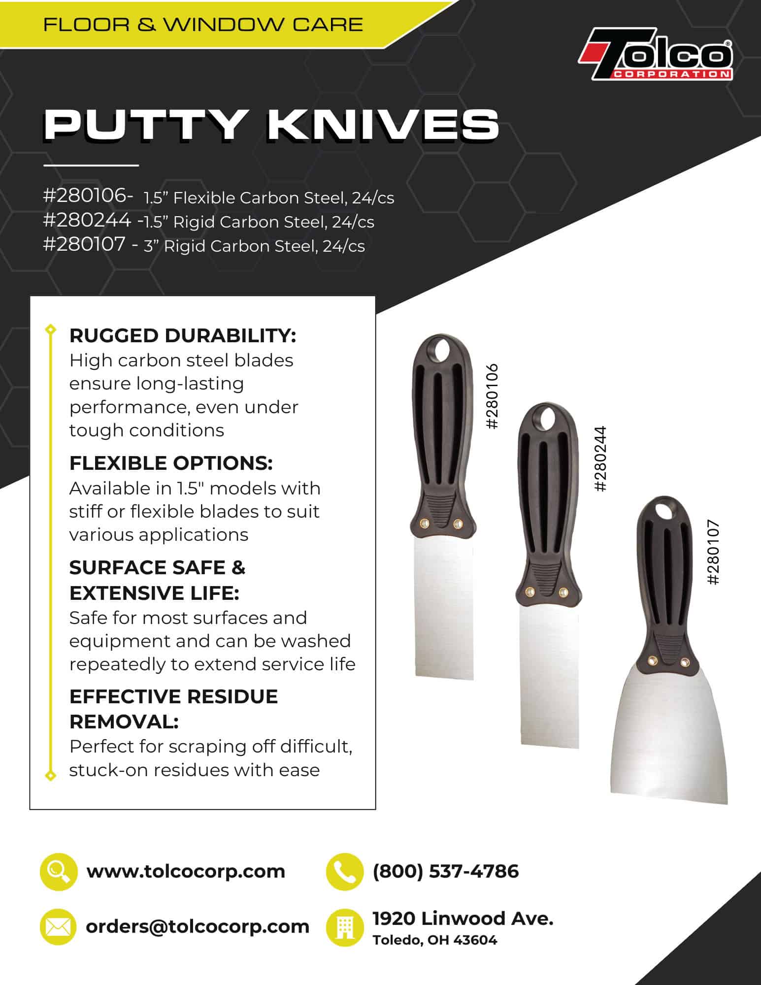 Putty Knives - Tolco Corporation