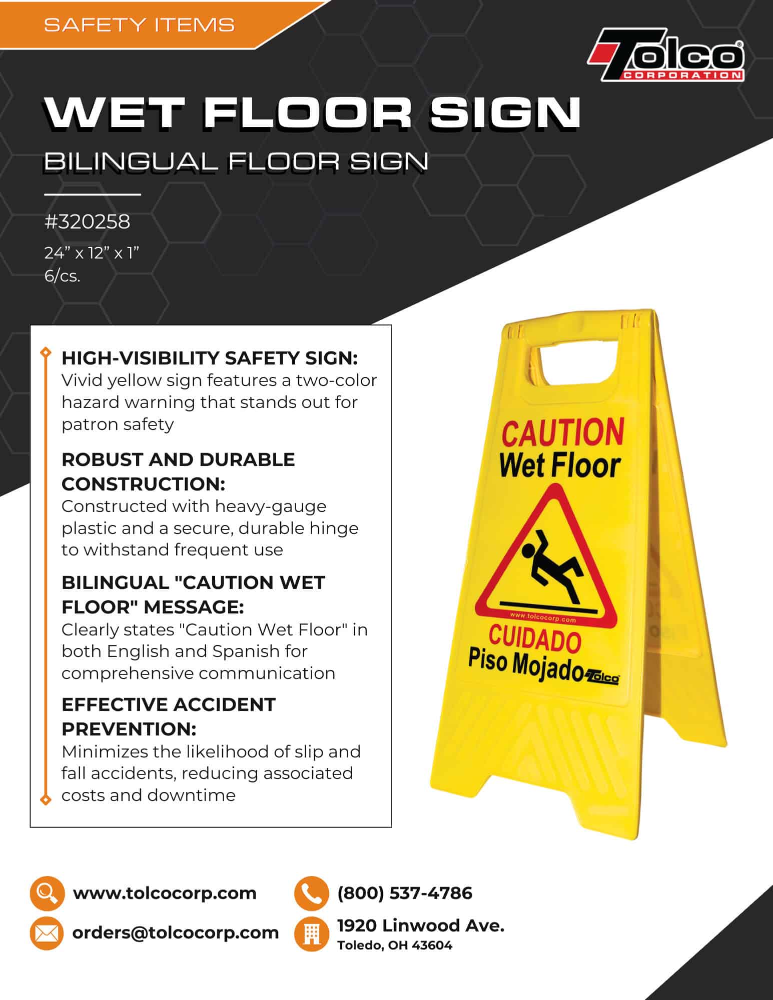 Wet Floor Sign - Tolco Corporation